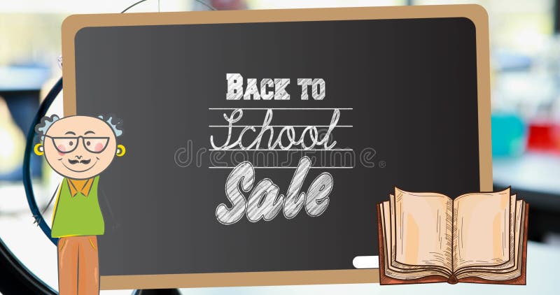 Image of Back To School Text Over School Lab Stock Photo - Image of ...