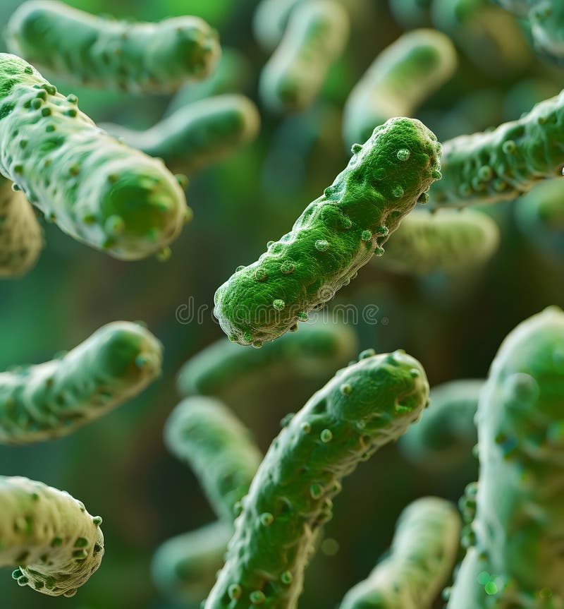 Image of Bacterial Bacteria Microbe 3d Rending High Quality Photo Stock ...