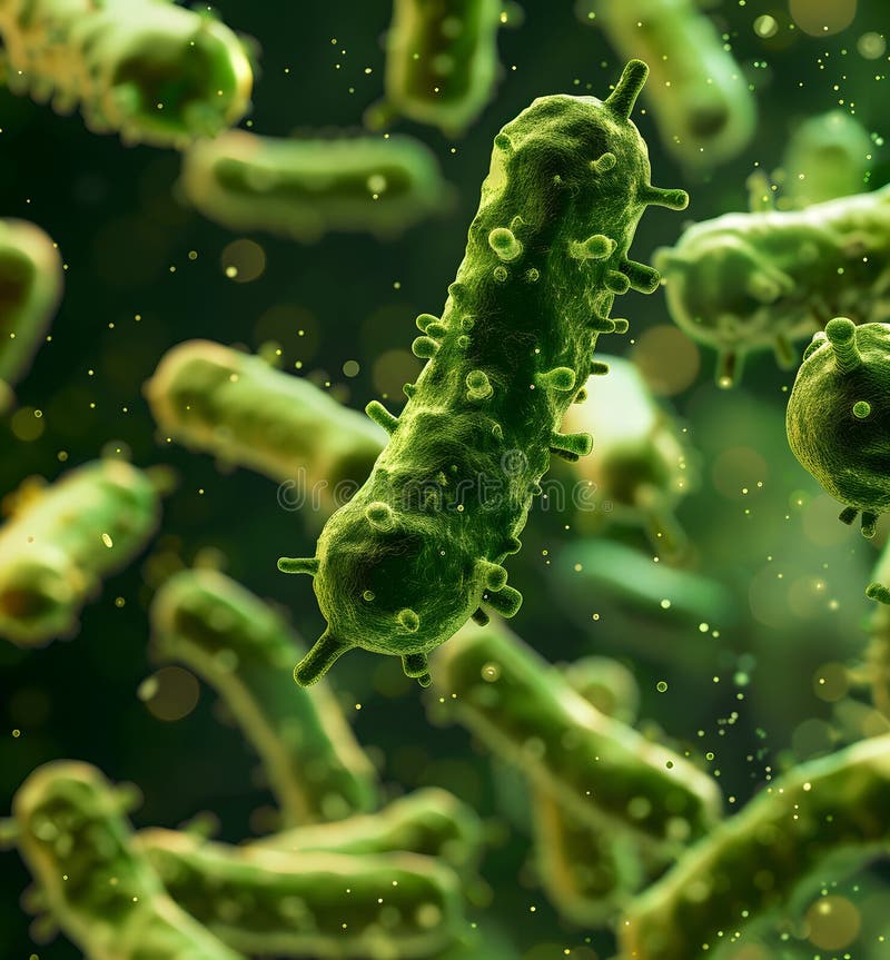 Image of Bacterial Bacteria Microbe 3d Rending High Quality Photo Stock ...