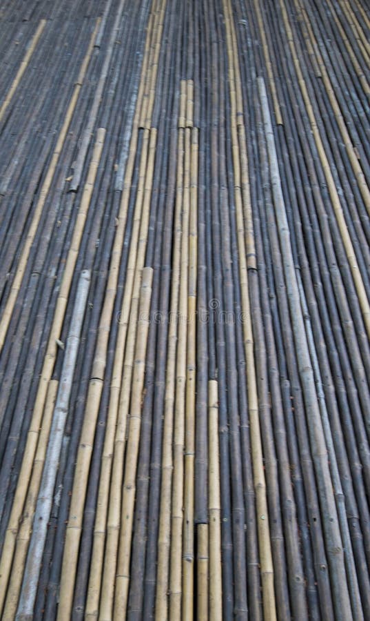 Image of the Bamboo Walkway Surface and Design Stock Photo - Image of ...