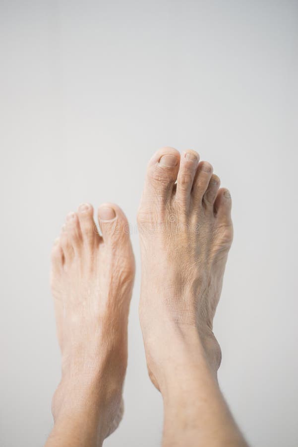 Image of Bare Feet of an Older Man Stock Image - Image of pedicure ...