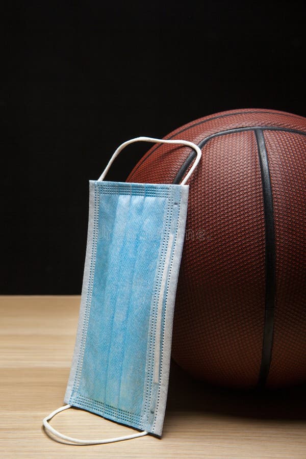 Image of Basketball Mask Dark Background Stock Photo - Image of hoop ...