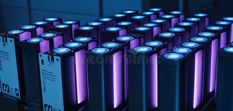 Image of a Battery Energy Storage System Consisting of Several Lithium ...
