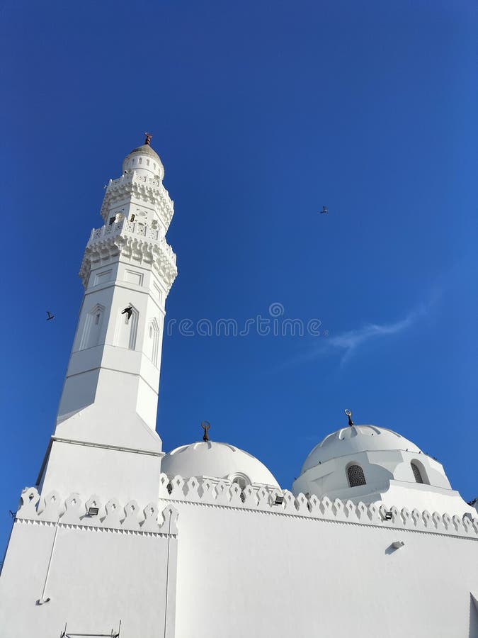 Image of Beautiful Quba Mosque at Saudi Arabia Stock Image - Image of ...