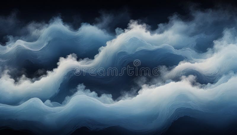 The Image is a Beautiful Representation of a Wave in the Ocean Stock ...