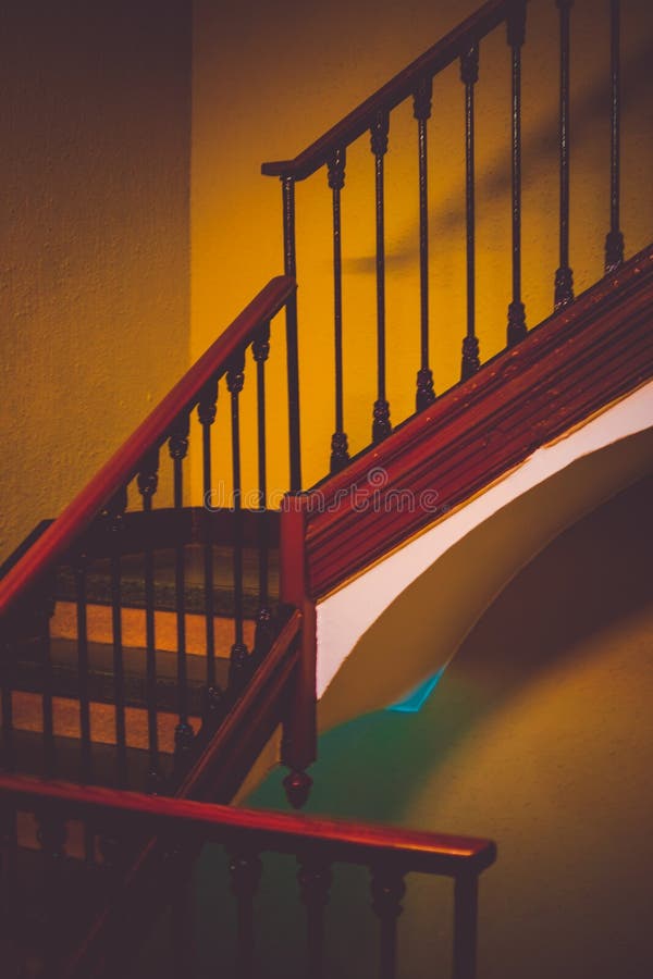 Image of bending stairs stock image. Image of indoors - 301359225