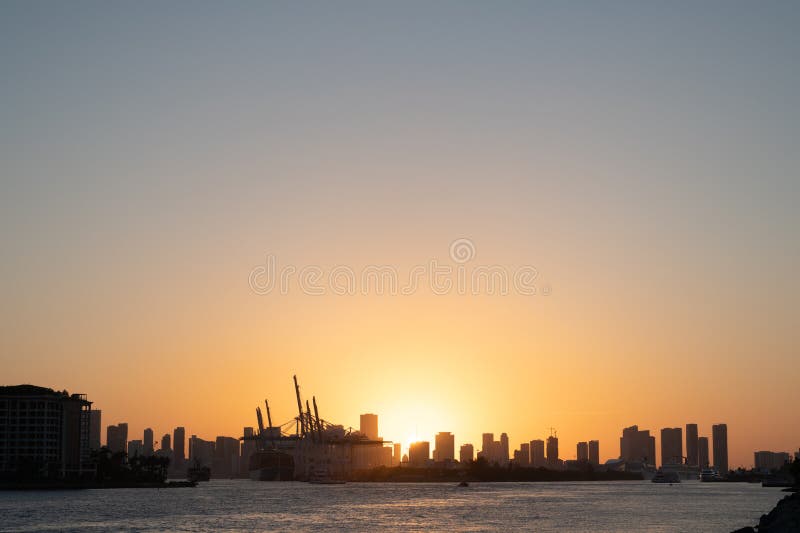 Image of Berth Harbour. Berth Harbour in Sunset. Berth Harbour or ...
