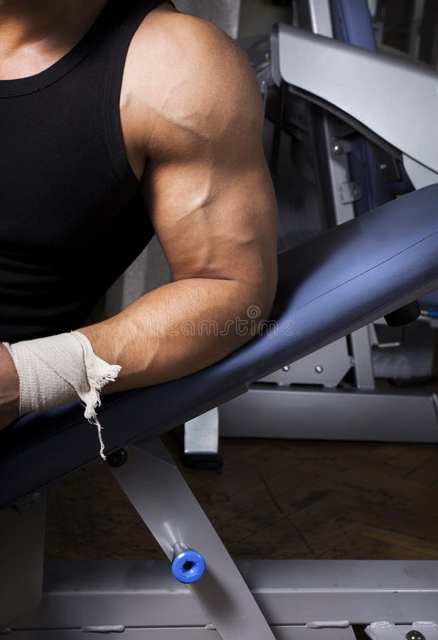 Image of biceps stock photo. Image of lifting, seductive - 20137986