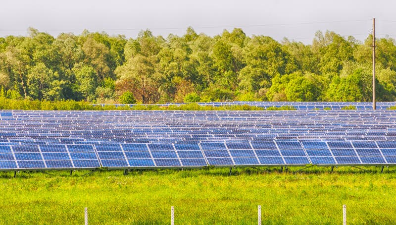 Solar plant stock image. Image of natural, green, clear - 102422737