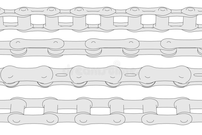 Image of bike chains stock illustration. Illustration of handdraw ...