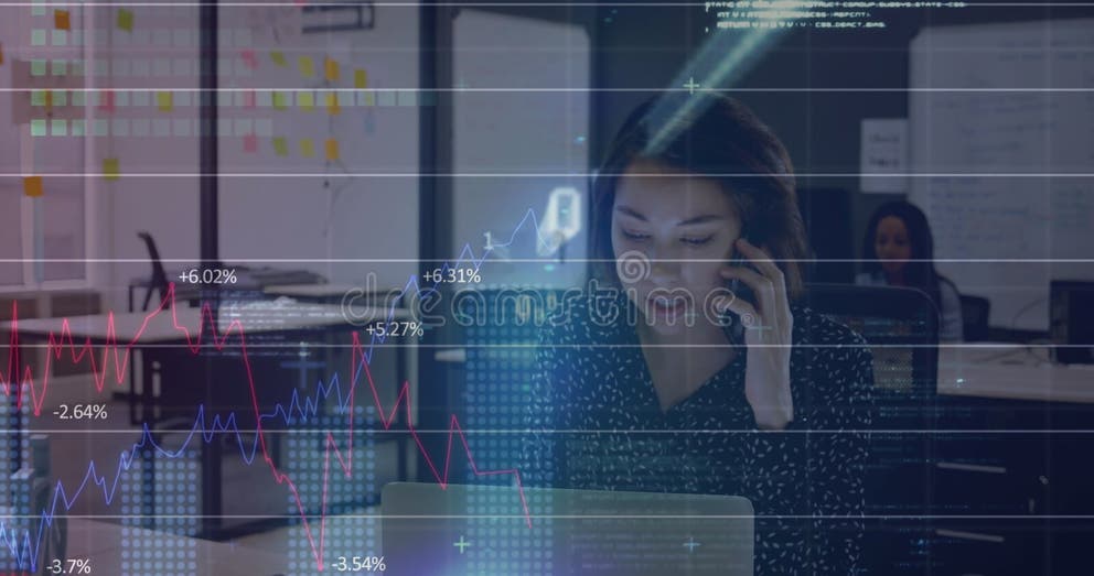 Image of Binary Codes, Graphs, Numbers, Programming Language, Asian ...