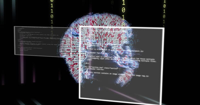 Image Of Binary Coding And Data Processing Over Globe Stock Image Image Of Coding Digital