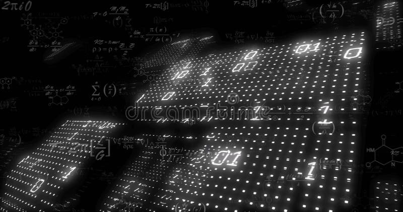 Image Of Binary Coding Data Processing Over Screns Stock Illustration Illustration Of Design