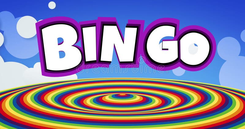 Image of Bingo Text Over Rainbow Circles Stock Illustration ...