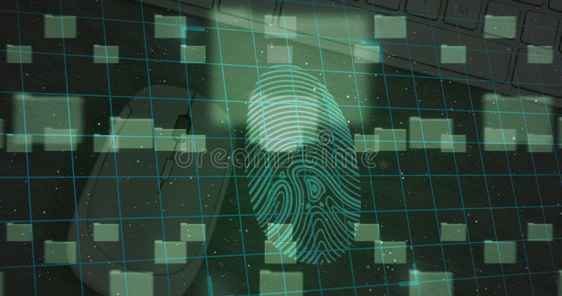 Fingerprint Animation Stock Illustrations – 88 Fingerprint Animation ...