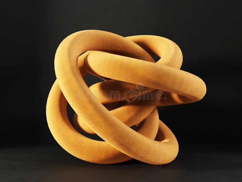 The Image of a Bionic Figure, 3D Rendering Stock Illustration ...