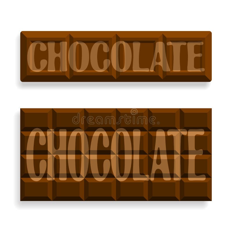 Image of black chocolate stock vector. Illustration of abstract - 52608831