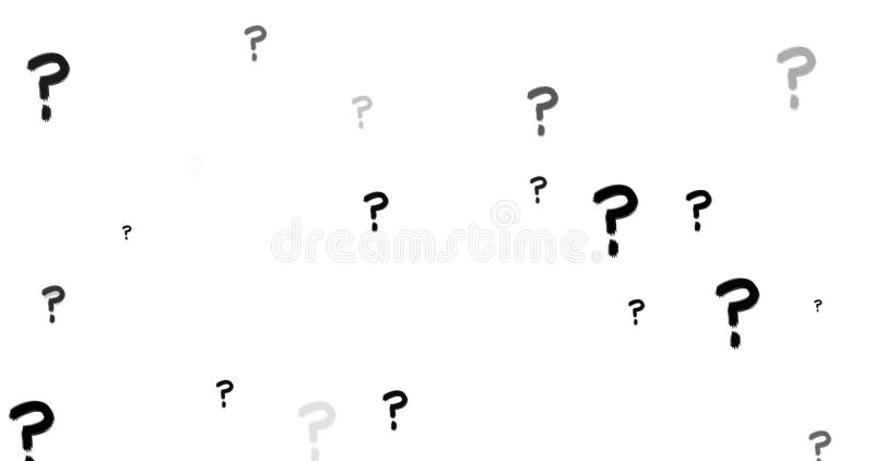 Image of Black Question Marks Icons on Black Background Stock ...