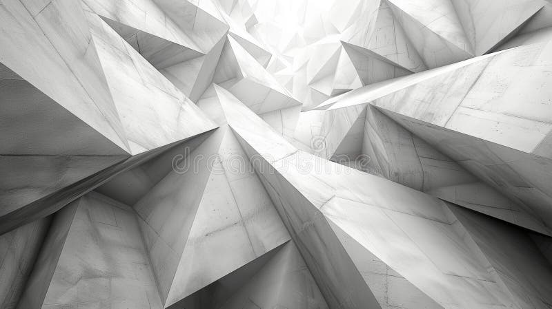 The Image is a Black and White Geometric Pattern Stock Illustration ...