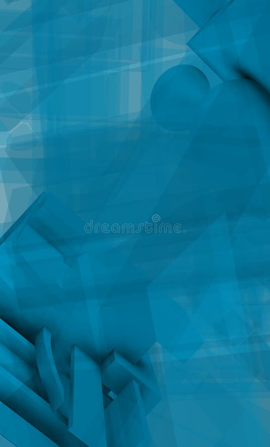 Image of Blue Background with Mist Environment Stock Illustration ...