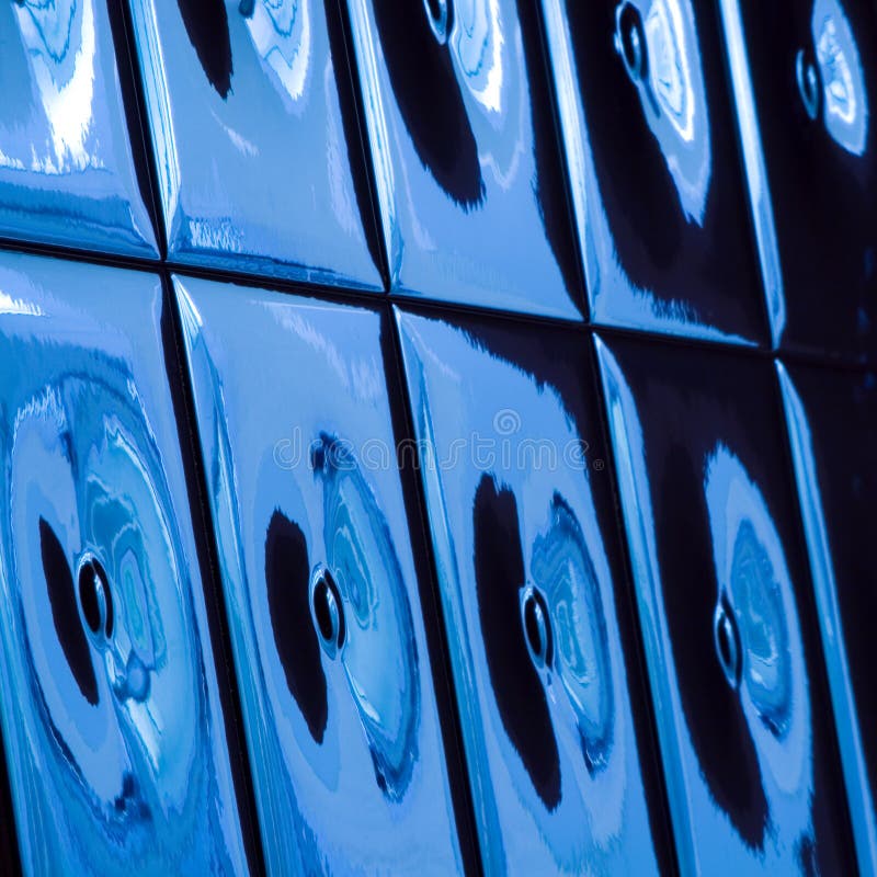 Blue Italian Ceramic Tile Seamless Pattern Backgrounds. Traditional ...