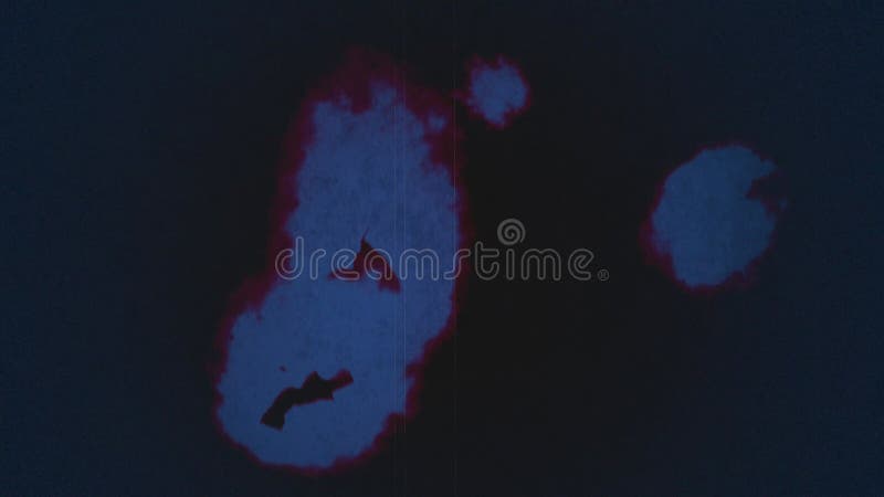 Mesmerizing Blue Circle Envelopes Floating Red Center Stock Video ...