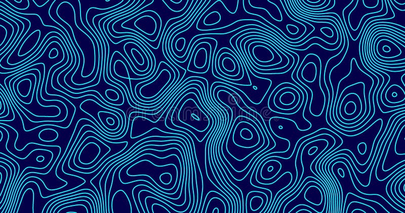 Image of Blue Line Trails Moving in Hypnotic Motion on Seamless Loop on ...