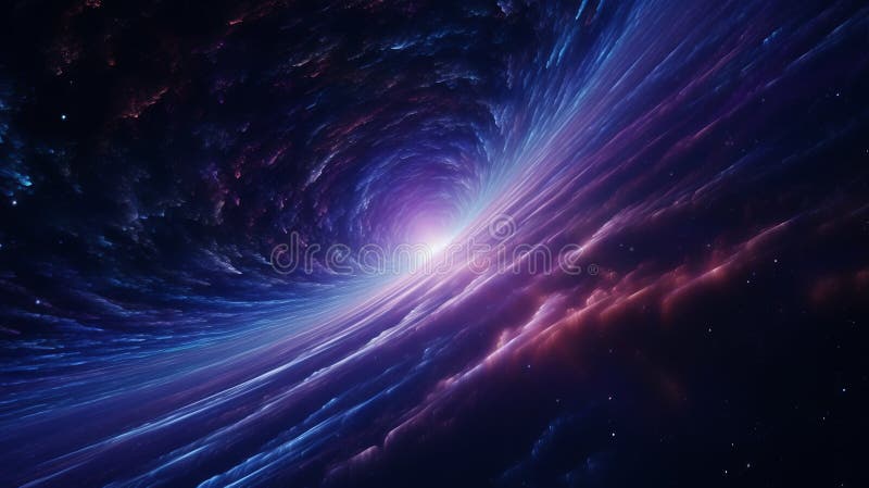 A Swirling Vortex of Blue and Purple Colors Stock Photo - Image of ...