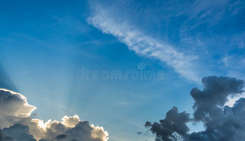 Image Of Blue Sky On Day Time For Background Stock Image - Image of ...