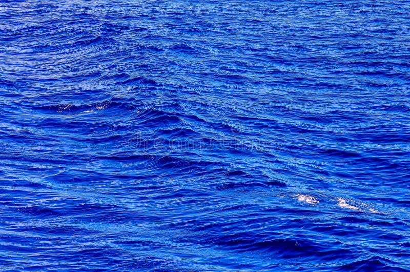 The Image is of a Body of Water with a Blue Color Stock Photo - Image ...