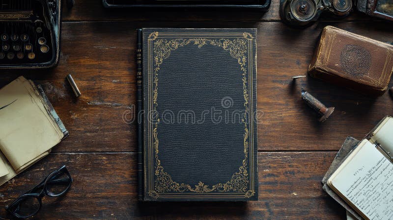 Book Jacket Template Illustration Capture Table Stock Photos - Free ...