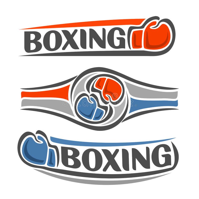 Image on the boxing theme stock vector. Illustration of play - 61645802