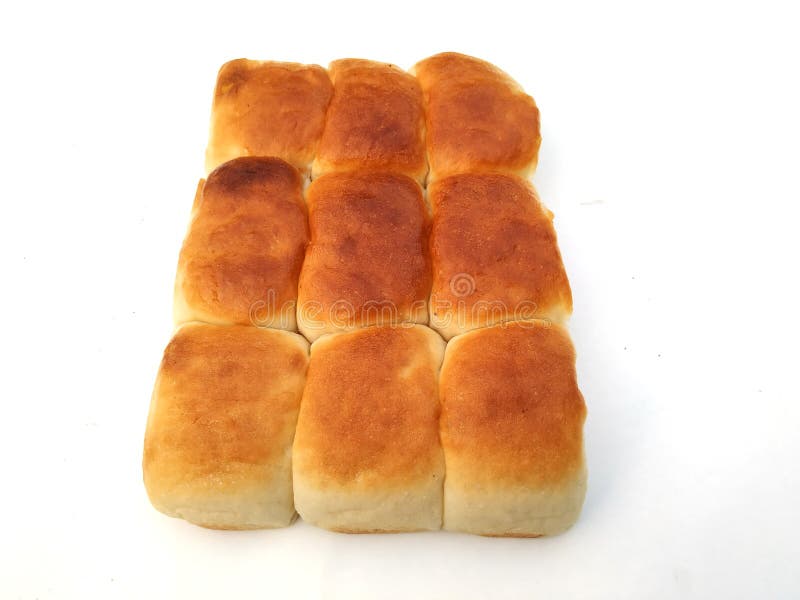 Bread, Bakery Icon, Sliced Fresh Wheat Bread on White Background Stock ...