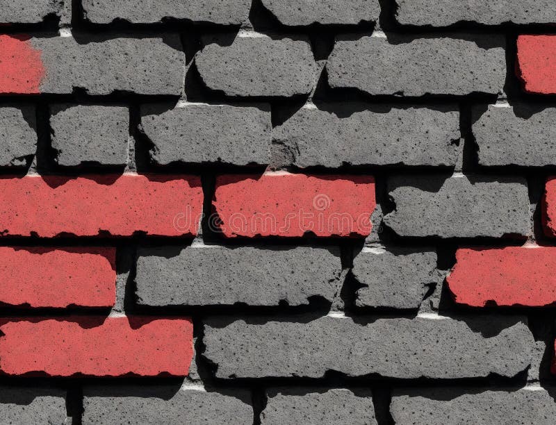 Brick Wall - Seamless and Tileable Stock Photo - Image of material ...