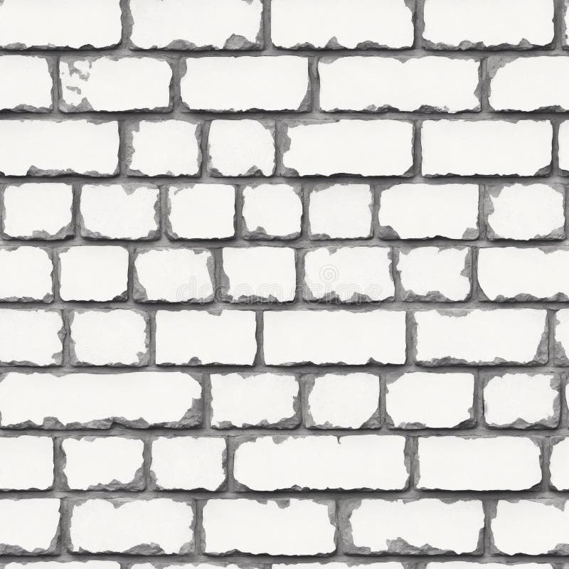 Brick Wall - Seamless and Tileable Stock Image - Image of fence ...
