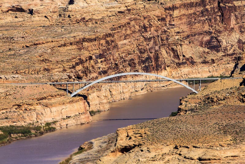 Green River Bridge Utah stock image. Image of river - 206276841