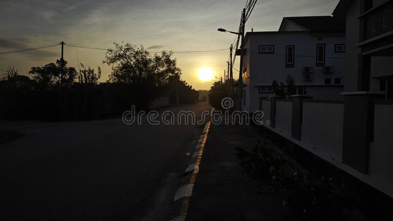 Bright Sunlight Beaming in the Middle of the Pathway the Distance ...
