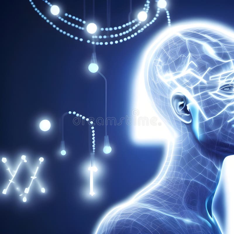 Image of the Brilliant Light Bulb Radiates Symbolized the Human Ideas ...