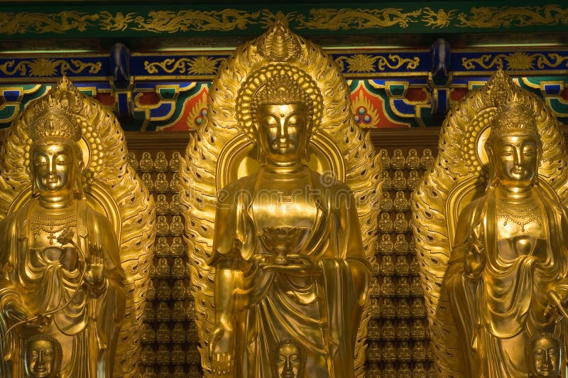 Image of Buddha in Chinese Temple Stock Photo - Image of tourism ...