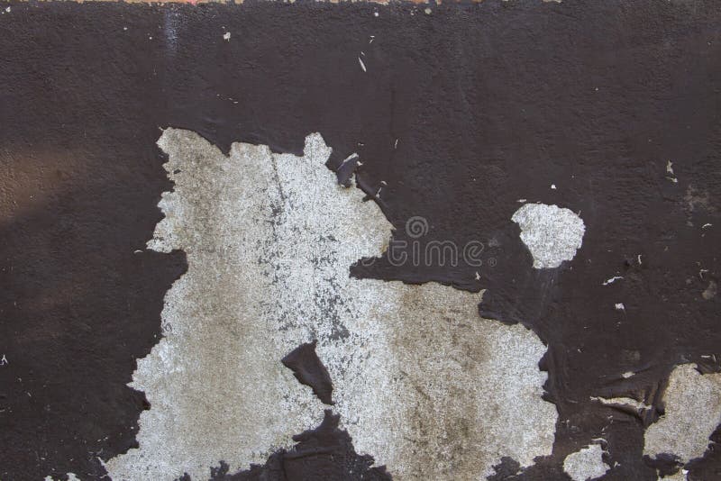 Black Cracked Paint Damaged Concrete Rough Texture Stock Photo - Image ...