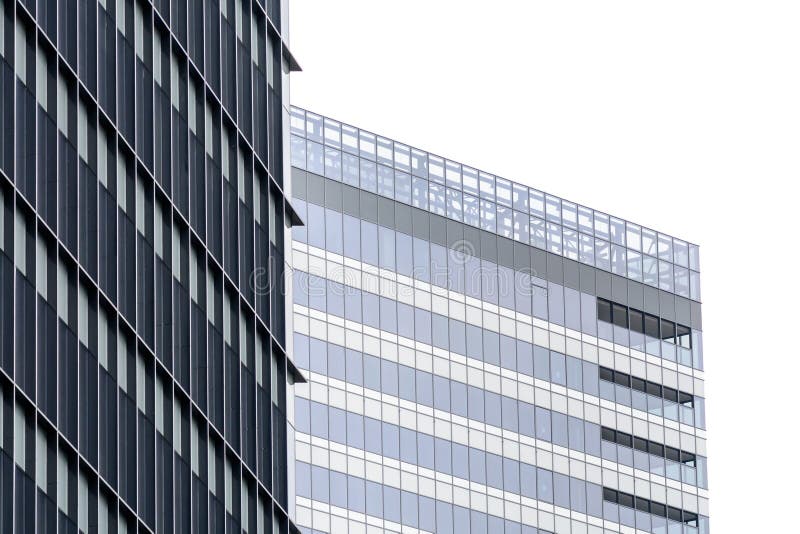 Image with Building Windows. Isolated Horizontal View of Modern Stock ...