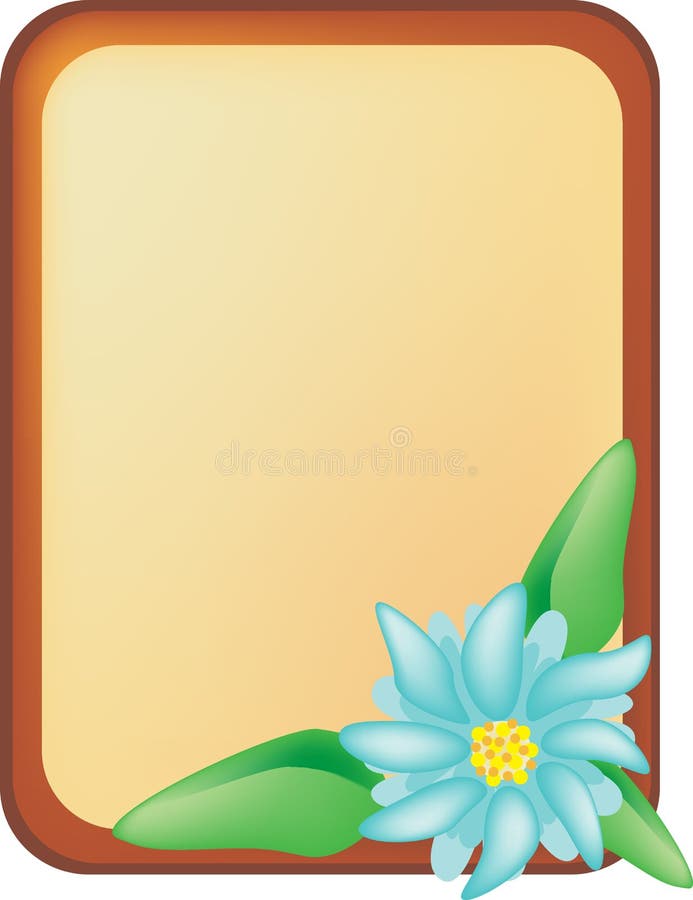 Image of a Bulletin Board and a Flower Stock Illustration ...
