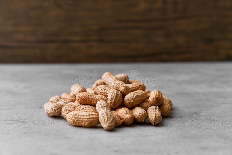 A Bunch of Peanuts on a White Background Stock Image - Image of organic ...