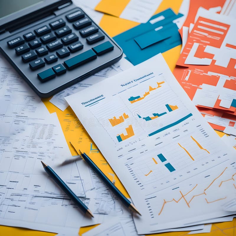 Image of Business Analyzing Statistic with Financial Planning in Office ...