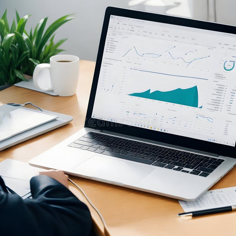 Image of Business Analyzing Statistic with Financial Planning in Office ...