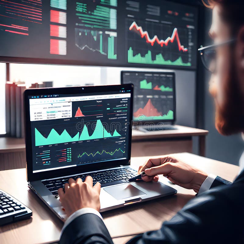 Image of Business Analyzing Statistic with Financial Planning in Office ...