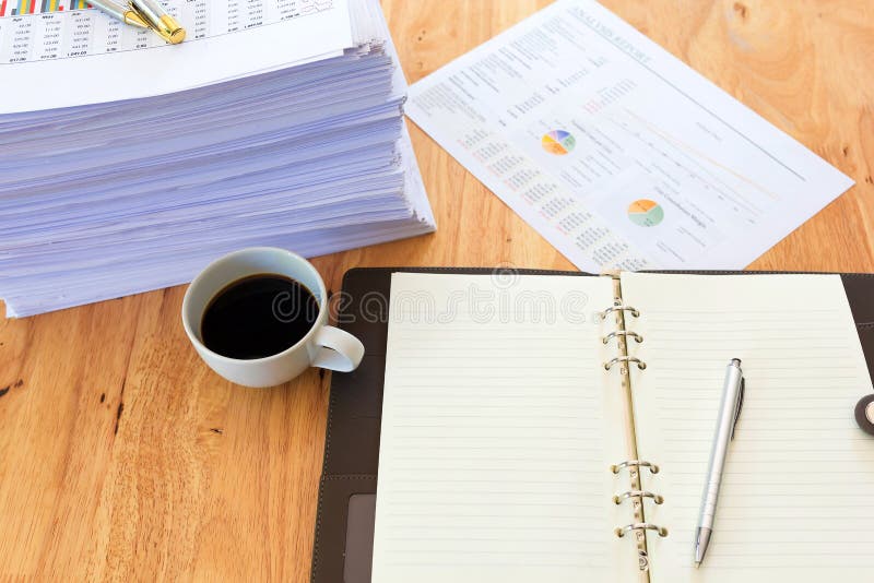 Image of Business Documents on Workplace, Office Stock Image - Image of ...