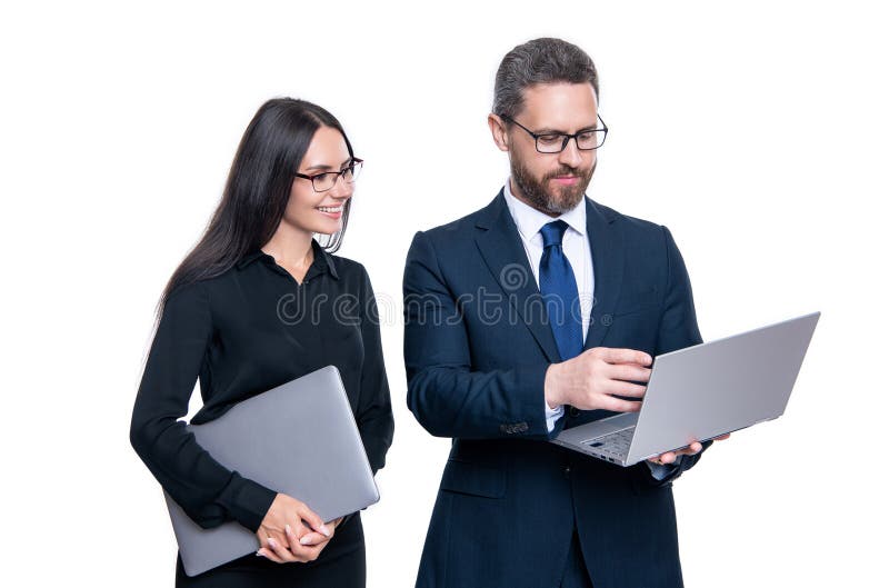 Image of Business Freelancer Hold Computer. Business Freelancer ...