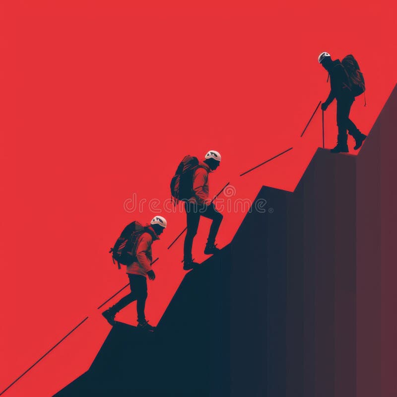 Image of Business Team Working Together and Business Risk Concept Stock ...