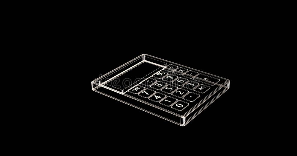 Calculator Black Background Stock Illustrations – 15,609 Calculator ...